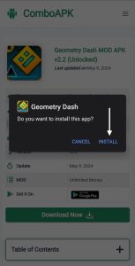 Geometry Dash MOD APK v2.2 (Unlocked)