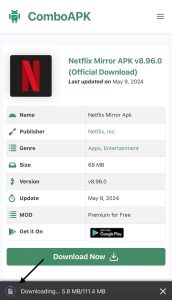 Netflix Mirror APK v8.96.0 Download Free for Android 2025